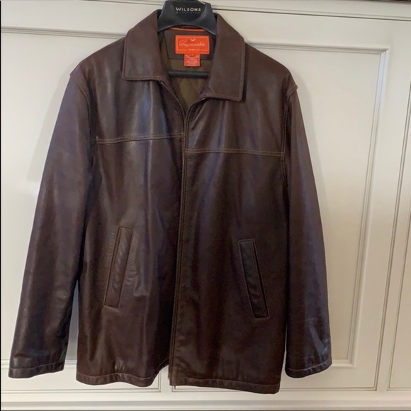 Faconnable | Jackets & Coats | Faconnable Genuine Cowhide Leather ...